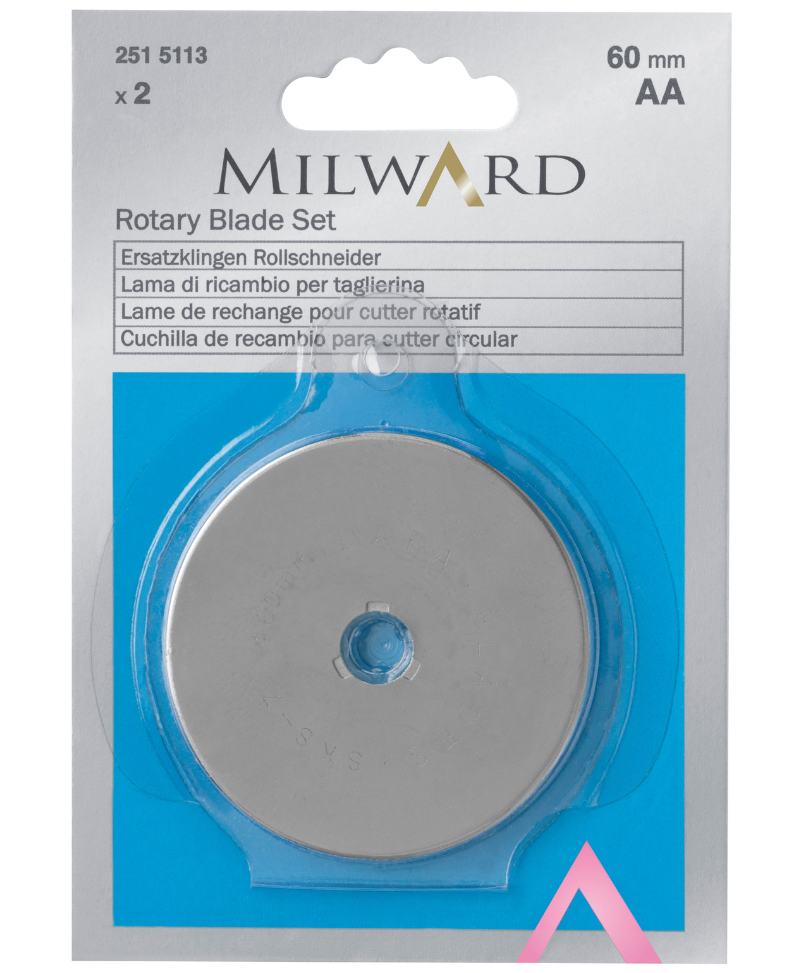 Milward Rotary Cutter Blades - 60mm – Wool and Crafts