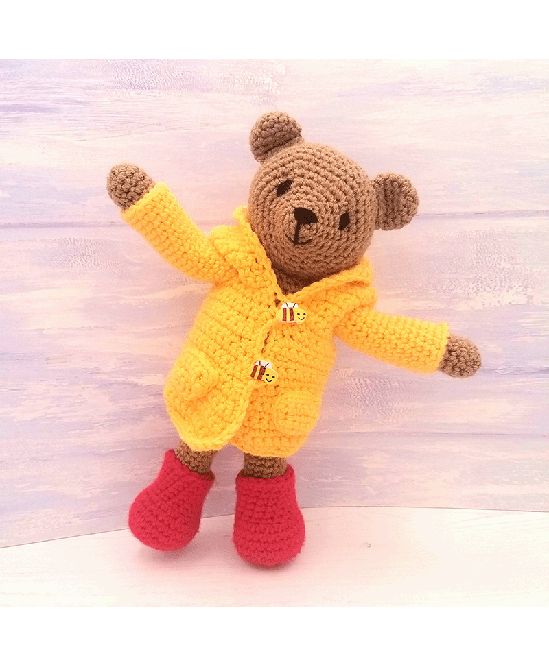 Wee Woolly Wonderfuls Waffles the Bear in Stylecraft Special Chunky ...